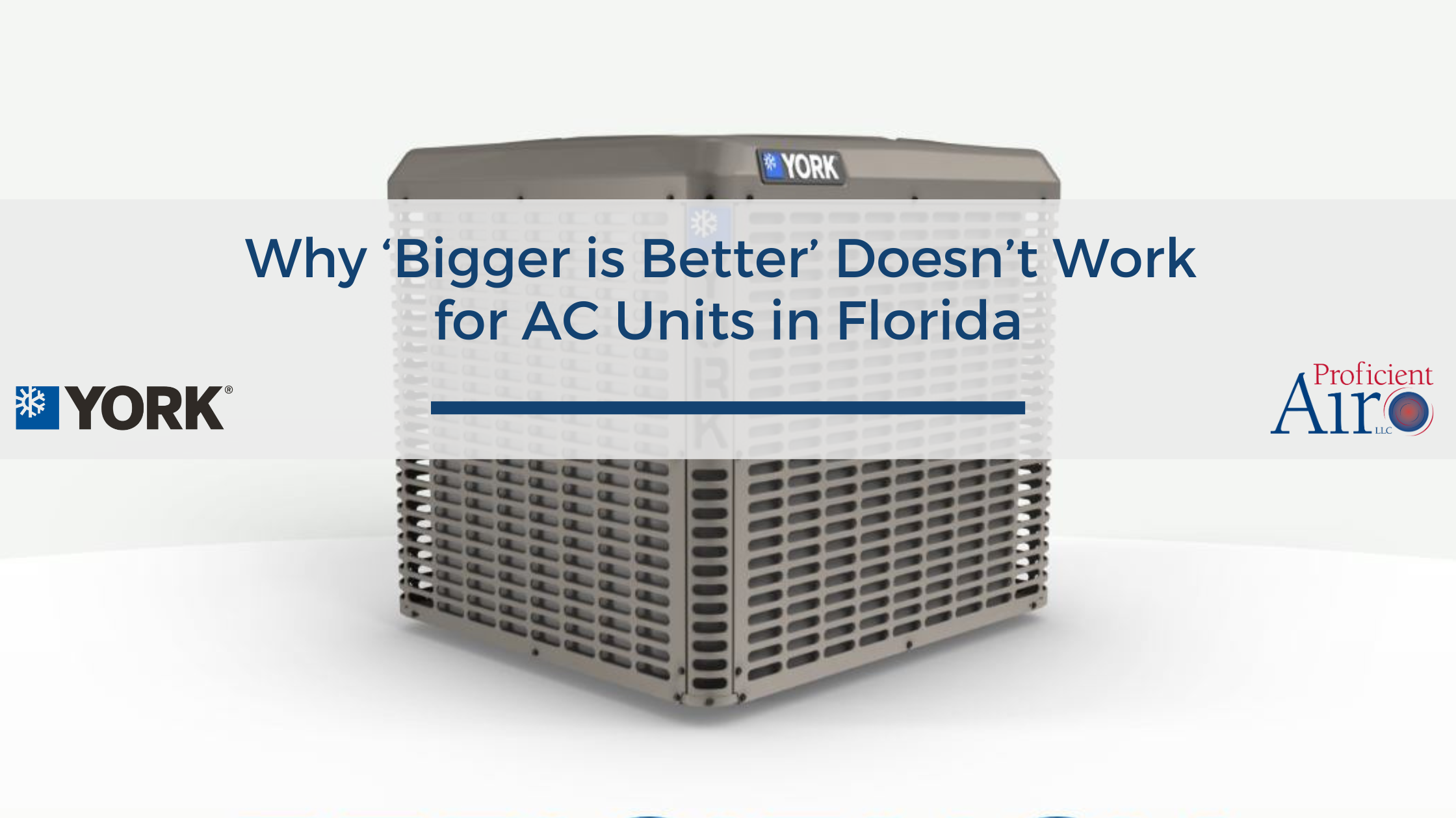 Why ‘Bigger is Better’ Doesn’t Work for AC Units in Florida ...